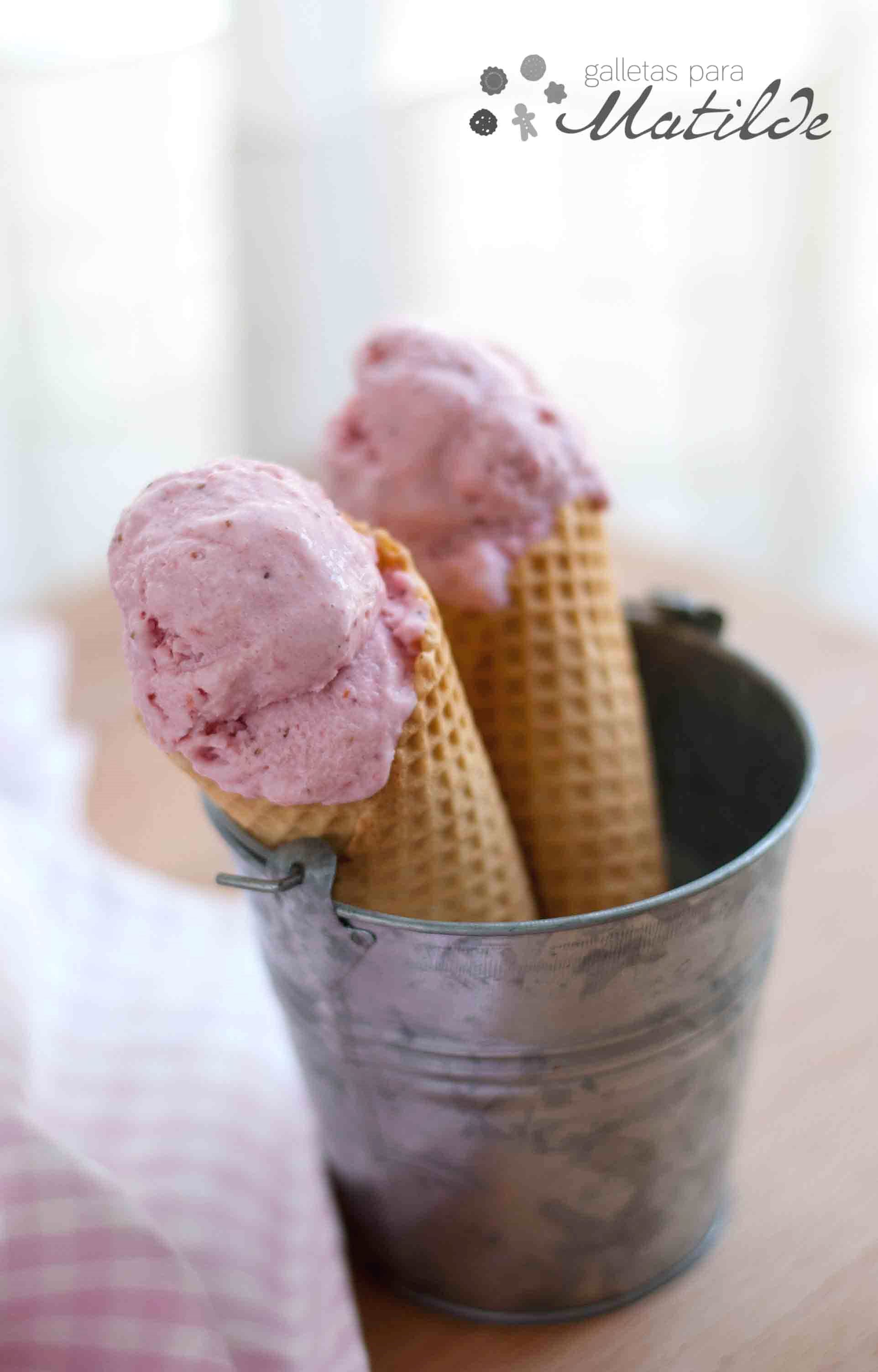 Helado De Fresa Galletas Para Matilde Helado De Fresa Galletas Para Matilde