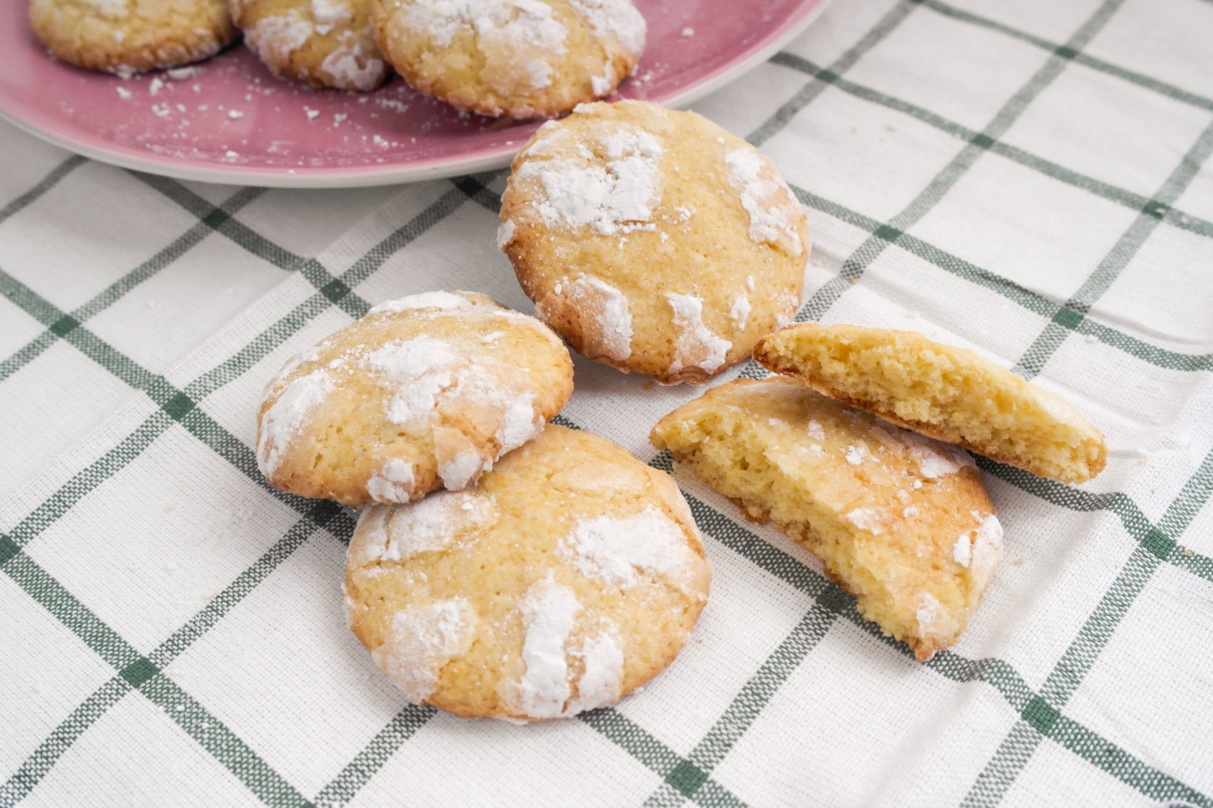 Galletas crinkles de lima-limón | Galletas para matilde